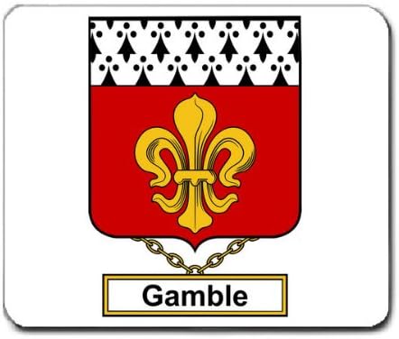Amazon.com: Gamble Family Crest Coat of Arms Mouse Pad : Office Products