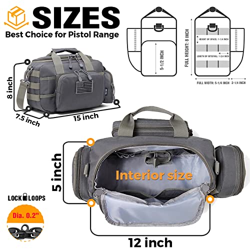 Snapklik.com : DBTAC Gun Range Bag SmallTactical 2x Pistol Shooting ...