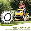 Amazon.com : Alocs 499612 Flywheel Ring Gear Replacement for Briggs ...