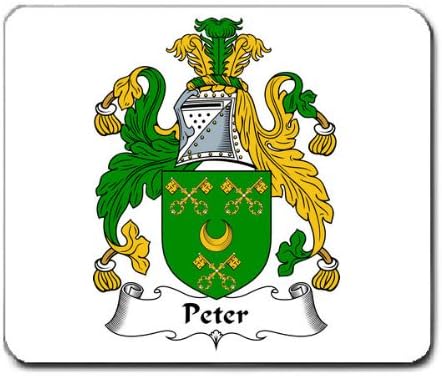 Amazon.com: Peter Family Crest Coat of Arms Mouse Pad : Office Products