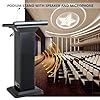Amazon.com: Podium Stand with Speaker and Microphone, Pulpit Podium ...