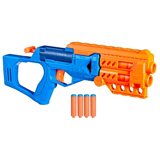Nerf N Series Topbreaker Blaster, 4 Official Nerf N1 Darts Compatible ...