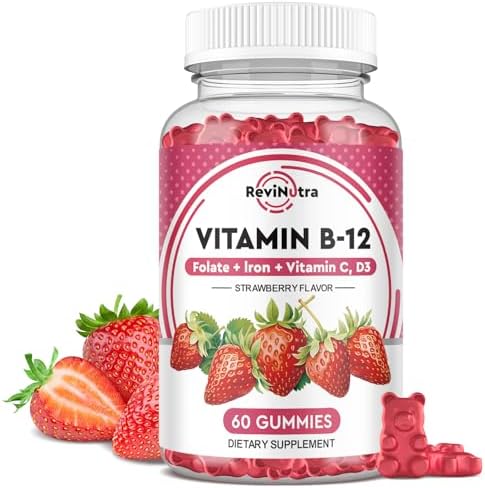 Amazon.com: Vitamin B12 Gummies for Women & Men, 5000mcg Methyl B12 ...