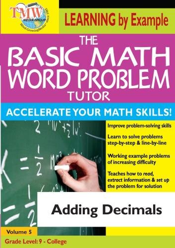 Amazon.com: Basic Math Word Problem Tutor: Adding Decimals : Jason ...