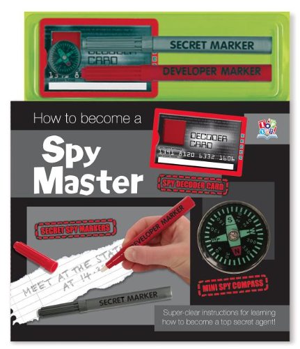 How to Become a Spy Master [With Decoder Card and Compass and Marker ...