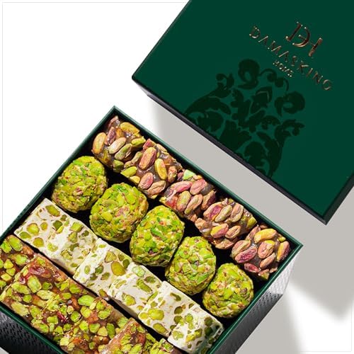 Amazon.com : Damaskino Home Premium Turkish Delight Gift Box – 1.1 lb ...