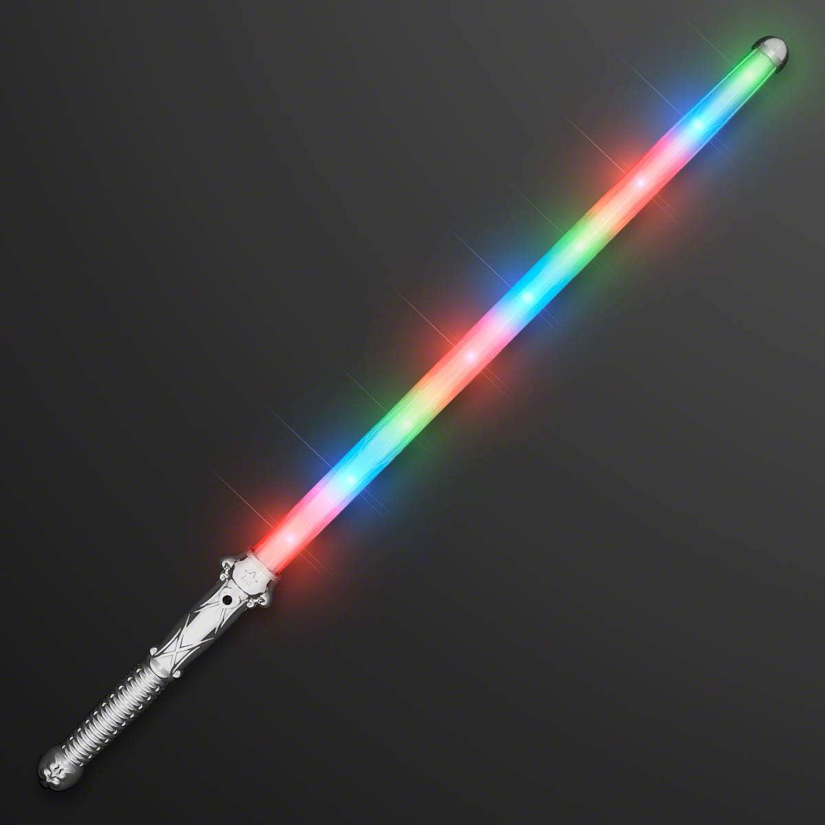 Amazon.com: FlashingBlinkyLights Magic LED Light Up Prism Super Saber ...
