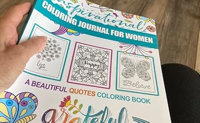 Amazon.com: Inspirational Coloring Journal For Women: A Beautiful ...