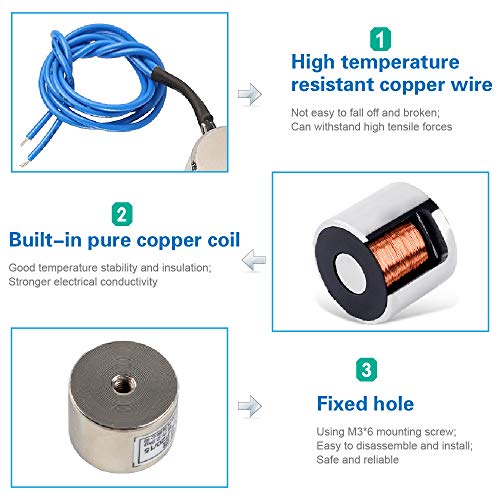 5v Dc Force Electric Lifting Magnet Solenoid Electromagnet Module For Arduino