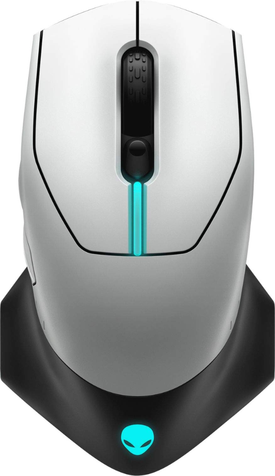 Buy AlienwareWired/Wireless Gaming Mouse, 610M-Light, Lunar Light ...