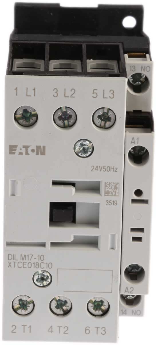 Eaton 276991 Power Contactor, 3 Pin + 1 NO, 7.5 kW/400 V/AC3: Amazon ...