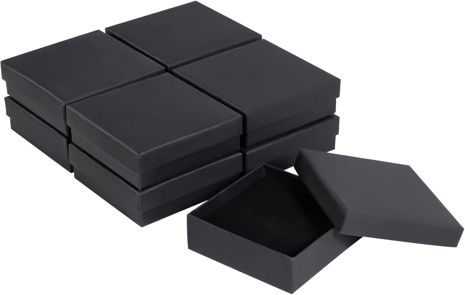 Amazon.com: Sdootjewelry Black Jewelry Boxes Bulk 12 Packs, Jewelry ...