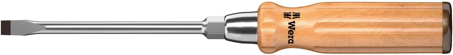 Amazon.co.jp: Wera 930 A 5.5 x 100mm Wooden Handle Slotted Screwdriver ...