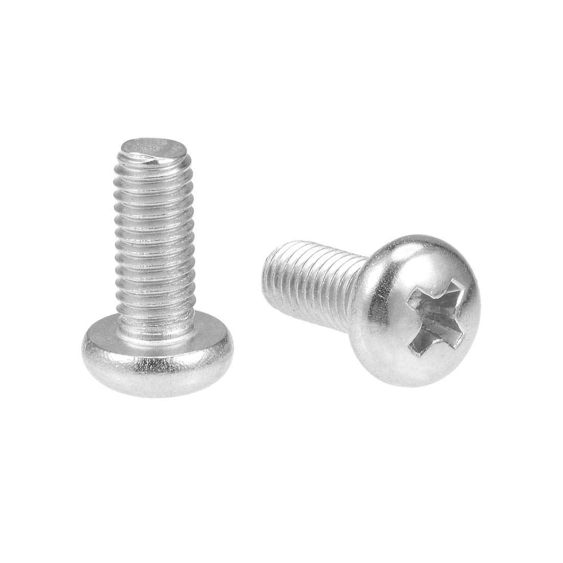 uxcell M5x12mm Machine Screws Pan Phillips Cross Head Screw 304 ...