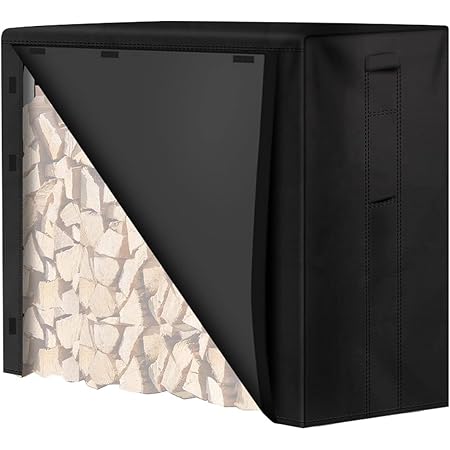 Amazon.com: Amagabeli 4ft Firewood Log Rack Cover Weather Resistant ...