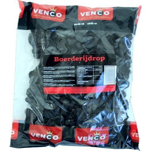 Amazon.com : Venco Boerderij Drop Hard Zout / Farm Licorice Hard Salty ...