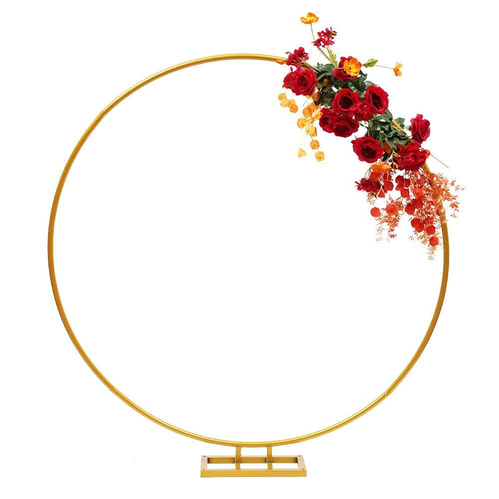 Buy Round Backdrop Stand Balloon Ring Stand Circle Wedding Arch Stand ...