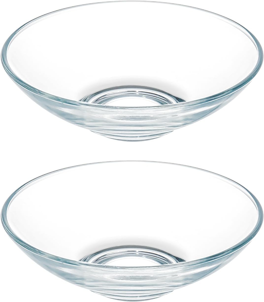 Amazon.com: HillSpring Glass Small Bowls, 7.5oz, Set of 6, Clear Mini ...
