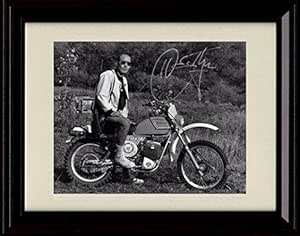 Amazon.com: Framed Hunter S Thompson Autograph Replica Print (Black ...