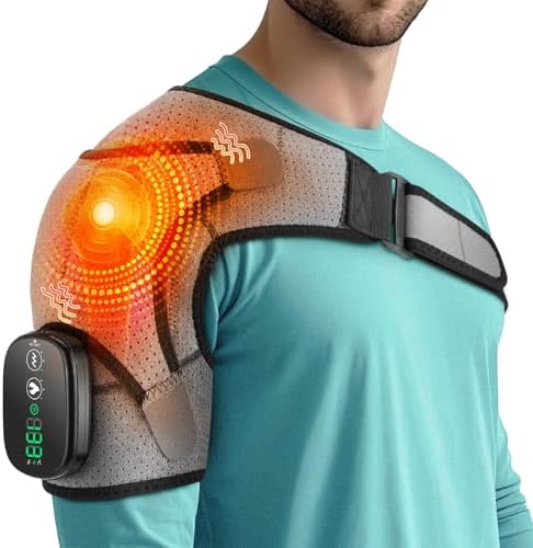 Amazon.com: Cordless Shoulder Heating Pad, Shoulder Massager for Pain ...