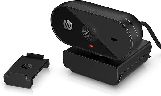 HP PC Webcam 320, 1080p FHD webcam, Compatible with Chrome, Auto Light ...