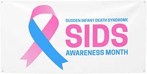 Amazon.com: Sids Awareness Month Banner Multi-Size Flags For Outdoor ...