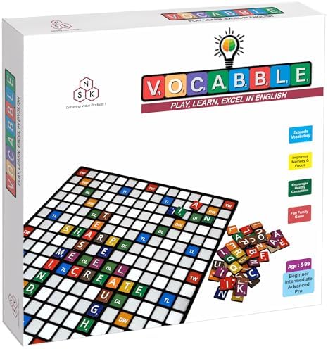 Buy NSK Traders Premium Vocabble Game for Kids & Adults | Scrabble for ...