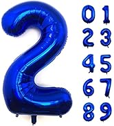 Amazon.com: Lovoir 40 Inch Orange Number 3 Balloon Large Size Jumbo ...