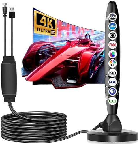 Amazon.com: 2025 Indoor TV Antenna for Local Channels Easy Setup ...