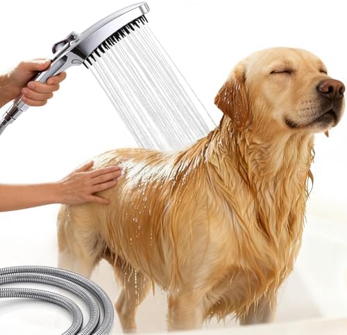 Amazon.com: G-Promise 3 Mode Dog Shower Attachment with Pause Mode, Dog ...