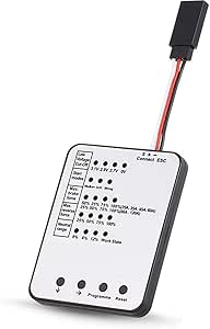 Amazon.com: Xiangtat RC Program Card Electronic Speed Controller ...