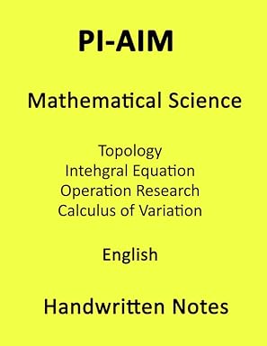 Buy PI-AIM Topology Calculus of Variation Integral Equation and ...