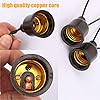 Waterproof Bulb Holder,E27 Lamp Holder ES Screw Light Bulb Holder ...