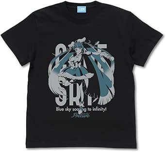 Amazon.co.jp: 【公式】 コスパ COSPA 二次元コスパ ひろがるスカイ！プリキュア キュアスカイ Tシャツ BLACK M ...