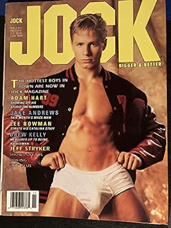 Jock Gay Magazine Cover Hunk Adam Hart vol.1 #11 November 1992: Amazon.com: Books