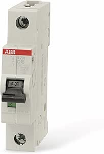 Abb Miniature Circuit Breakers Mcb | Sh201 Series 6Ka Single Pole Breaker | Made In Germany (16A ...