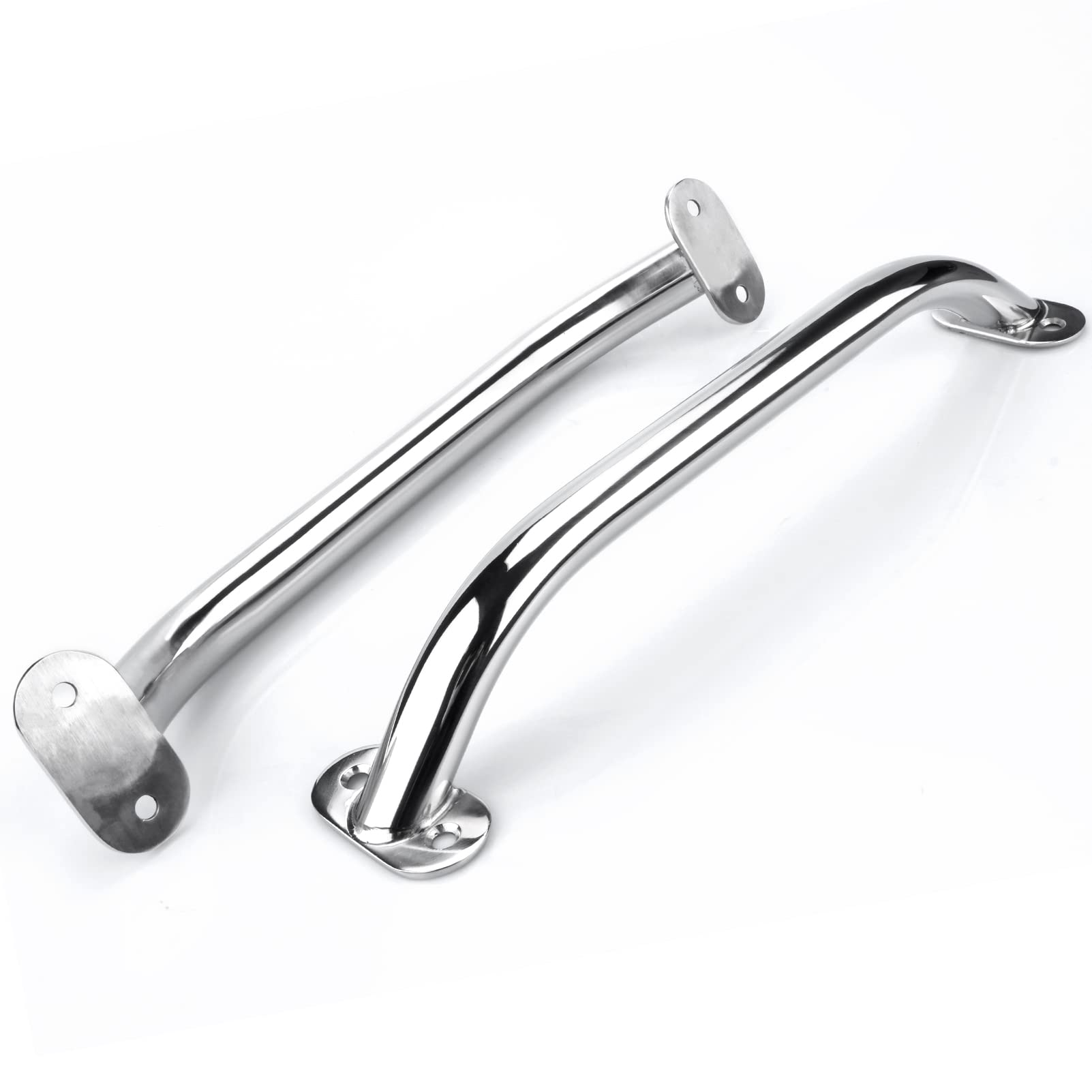 Snapklik.com : Marinebaby 12" Oval Handrail Polished Grab Handle ...