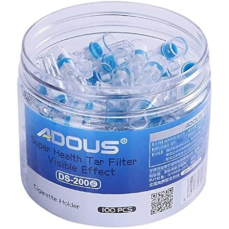 Angzhili 100Pcs Efficient Disposable Cigarette Filters for Smokers,Tar ...