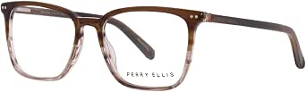 Amazon.com: Perry Ellis PE449-2 Eyeglasses Men's Brown Fade Full Rim ...