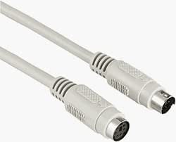Hama Extension Cable Ps/2 Mouse, 6-pin Mini Din Male Plug - Female Jack ...