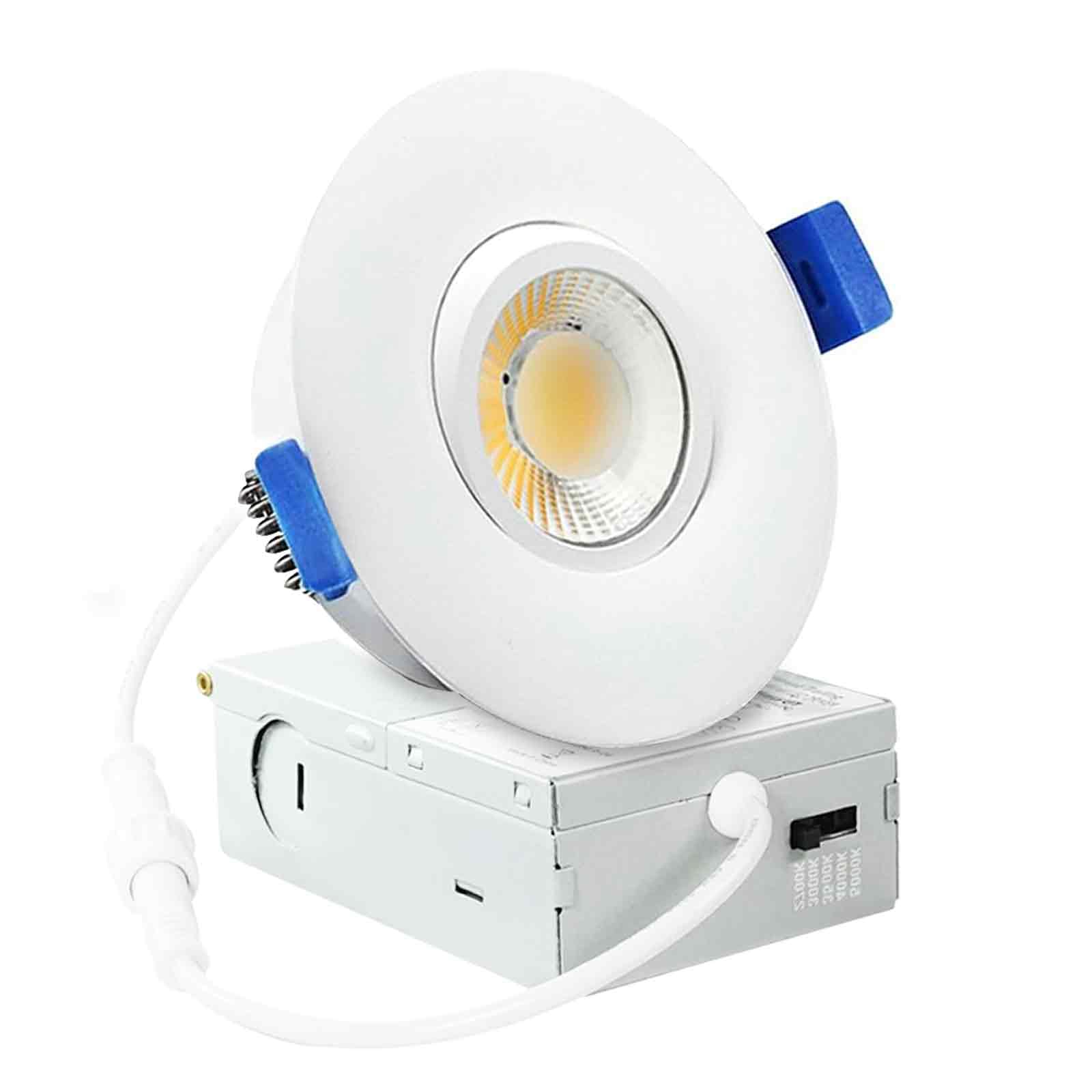 3 Inch Ic Recessed Lights 4 Inch IC Rated New Construction LED Trim