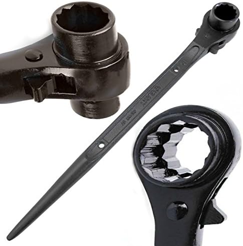 SDTOOLS 10-55mm Ratchet Podger Spanner Scaffold Steel Metal 2 Way ...