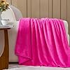 Amazon.com: NEWCOSPLAY Super Soft Throw Blanket Hot Pink Premium Silky ...