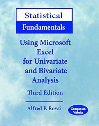 Amazon.com: Statistical Fundamentals: Using Microsoft Excel for Univariate and Bivariate ...
