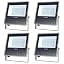 Philips 100-Watt LED Flood Light | BVP175 LED110 Frosted Glass Flood ...