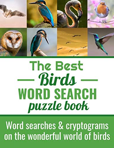 The Best Birds Word Search Puzzle Book: Challenging Puzzle Book for ...