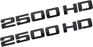 Amazon.com: Yuauto 2500HD 2500 HD Nameplates Emblems,3D Decal Badges ...