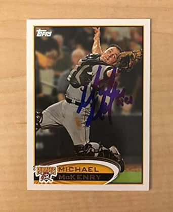 Amazon.com: MICHAEL MCKENRY PITTSBURGH PIRATES SIGNED AUTOGRAPHED 2012 ...