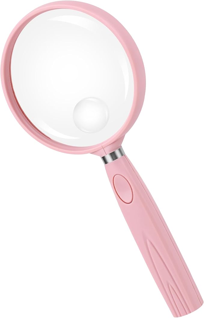 Amazon.com: Feosky Handheld Reading Magnifier, 10X Magnifier, 75mm ...