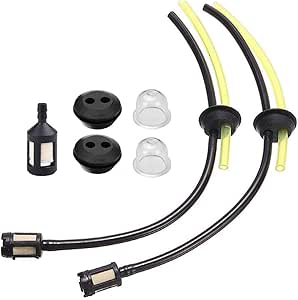 2pcs Universal Fuel Line,Fuel Hose Pipe for Trimmer Brush Cutter Mower ...